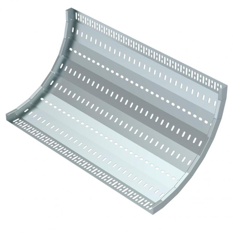 Pre Galvanised Medium Duty Cable Tray 90 Degree Internal Bend | Trench