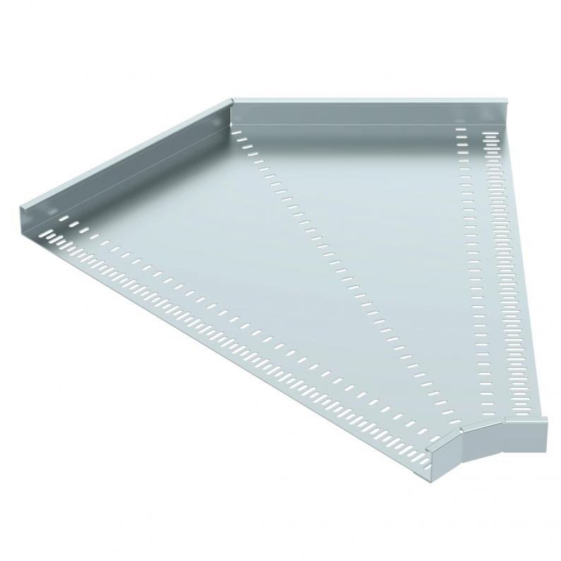 Pre Galvanised Heavy Duty Cable Tray 45 Degree Flat Bend | Trench